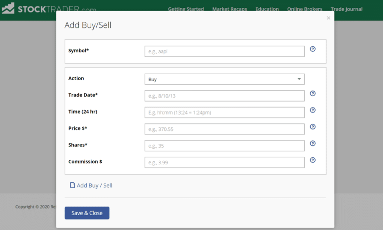 5 x Best Free Trading Journals for Stocks, Crypto and Forex